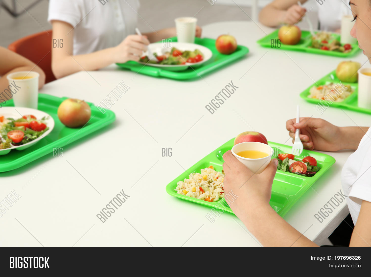 Children Sitting Table Image & Photo (Free Trial) | Bigstock
