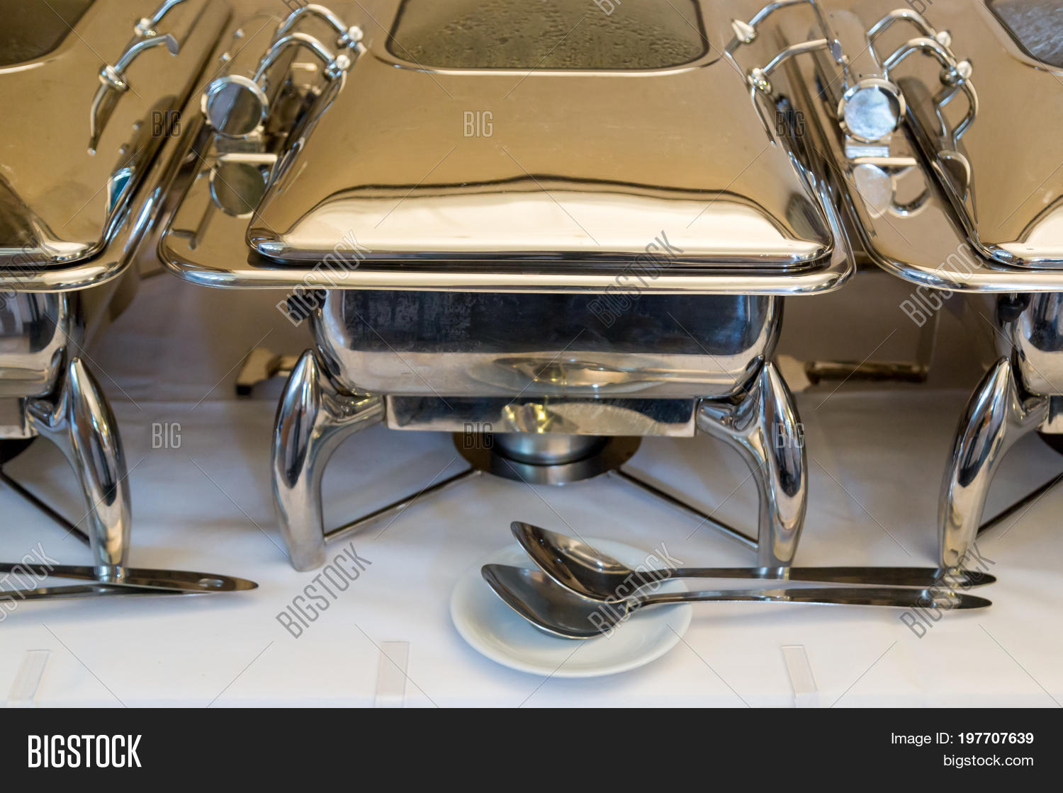 Banquet Table Chafing Image & Photo (Free Trial) | Bigstock