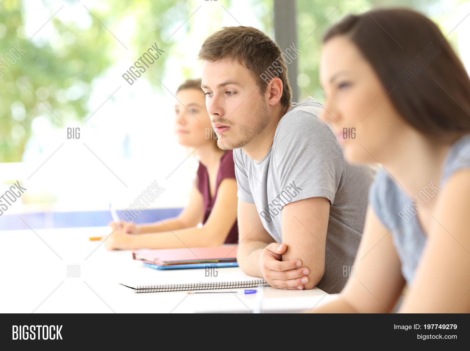 Distracted Student Image & Photo (Free Trial) | Bigstock