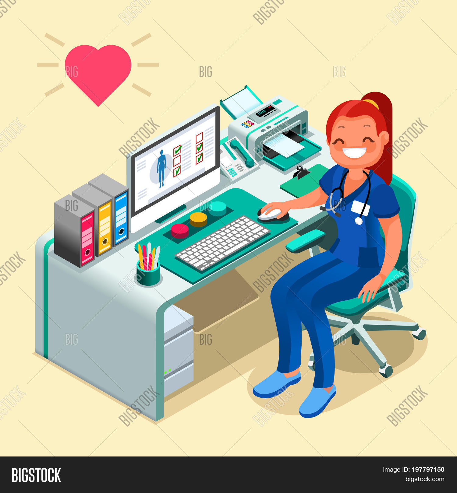 Female Doctor Nurse Vector & Photo (Free Trial) | Bigstock