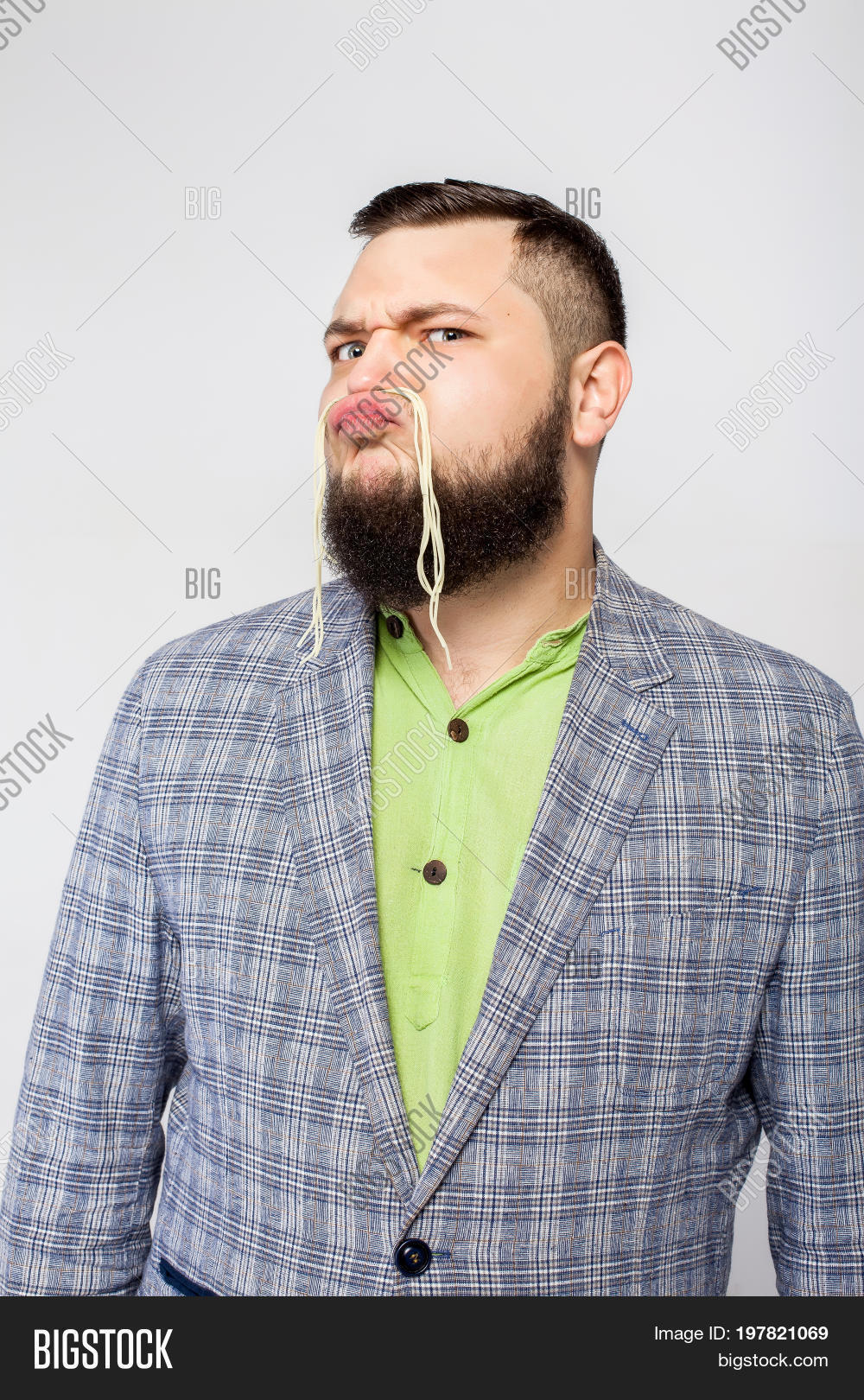 Serious Man Spaghetti Image & Photo (Free Trial) | Bigstock