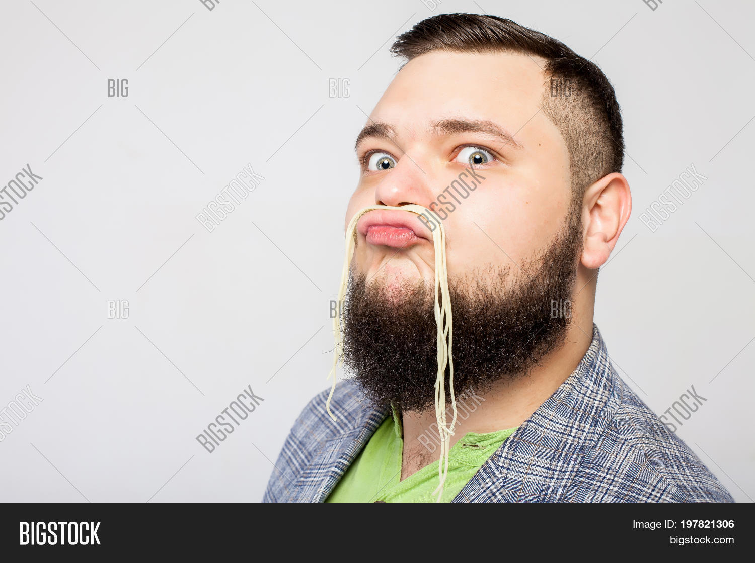 Comic Smiling Fat Man Image & Photo (Free Trial) | Bigstock