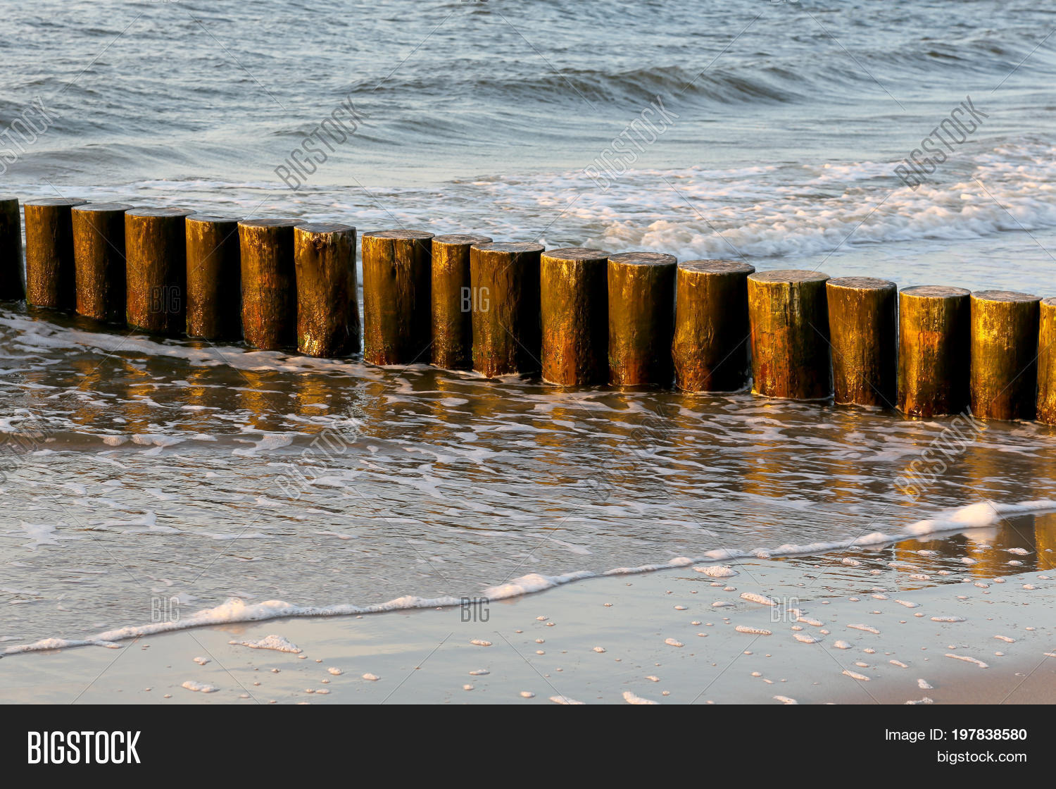 Wooden Breakwaters Image & Photo (Free Trial) | Bigstock
