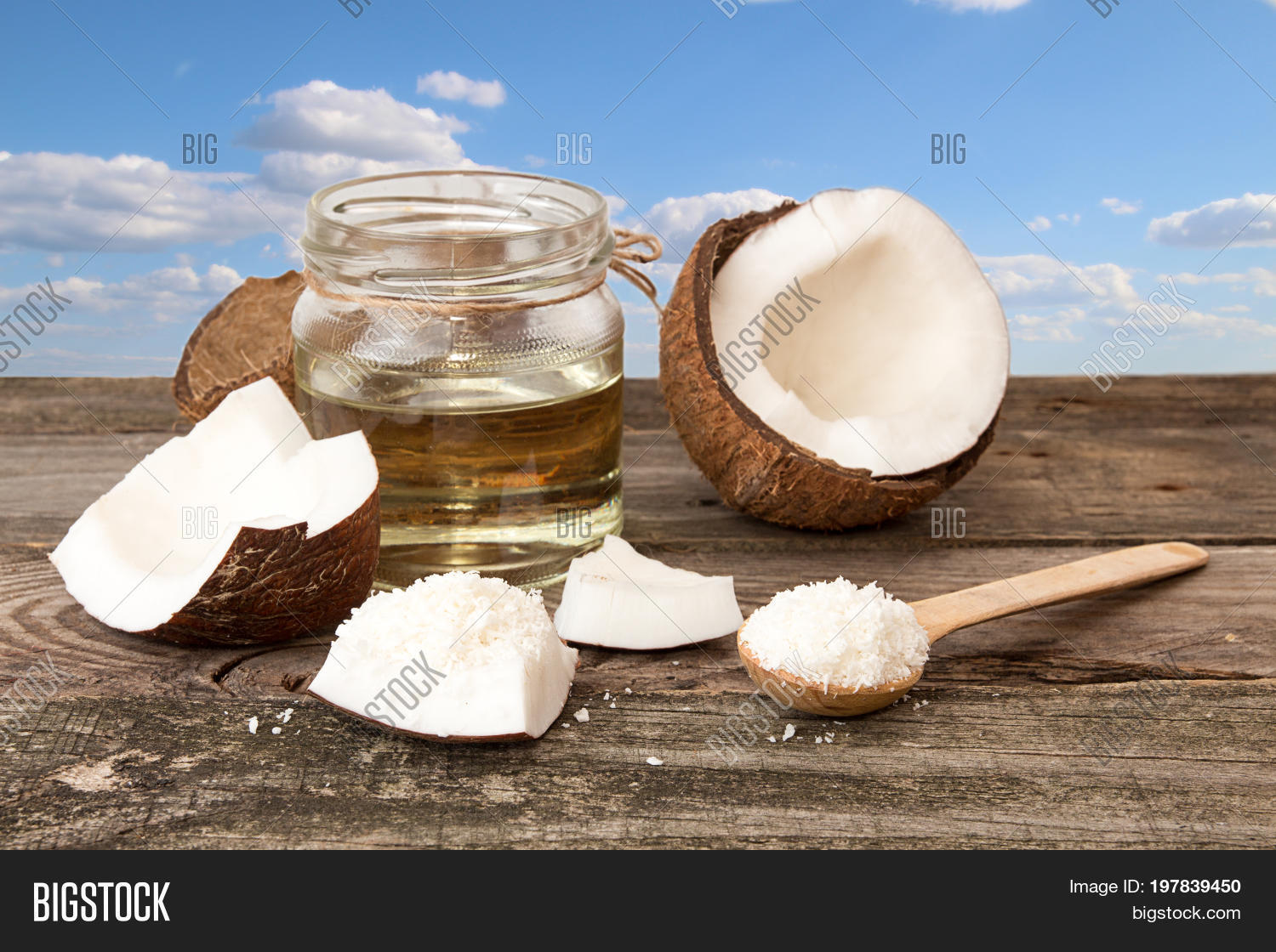 Halfs Coconut, Jar Image & Photo (Free Trial) | Bigstock