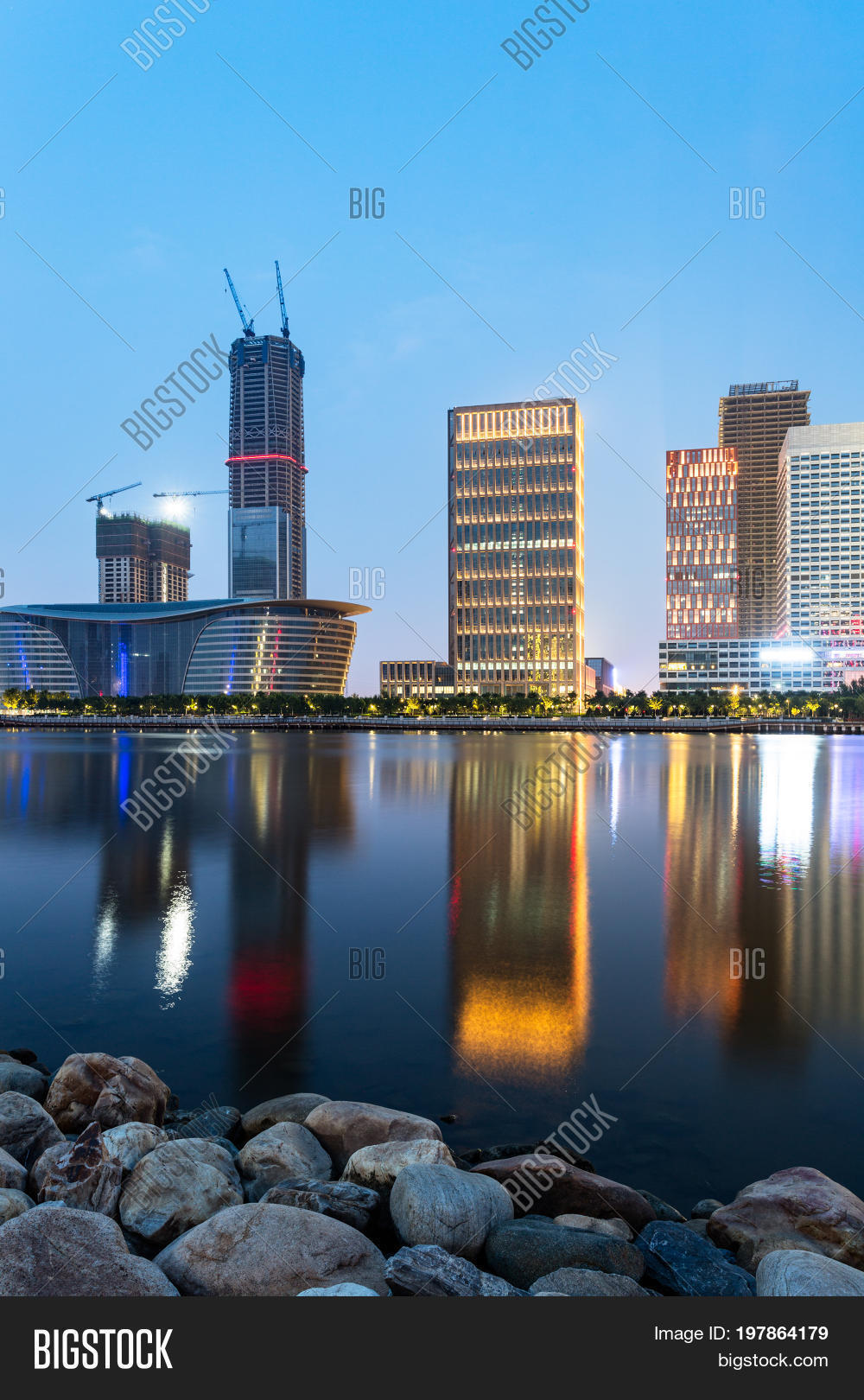 Dalian City Waterfront Image & Photo (Free Trial) | Bigstock