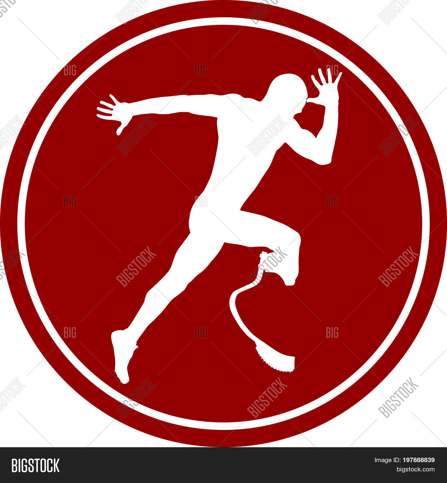 Sports Sign Icon Male Vector & Photo (Free Trial) | Bigstock