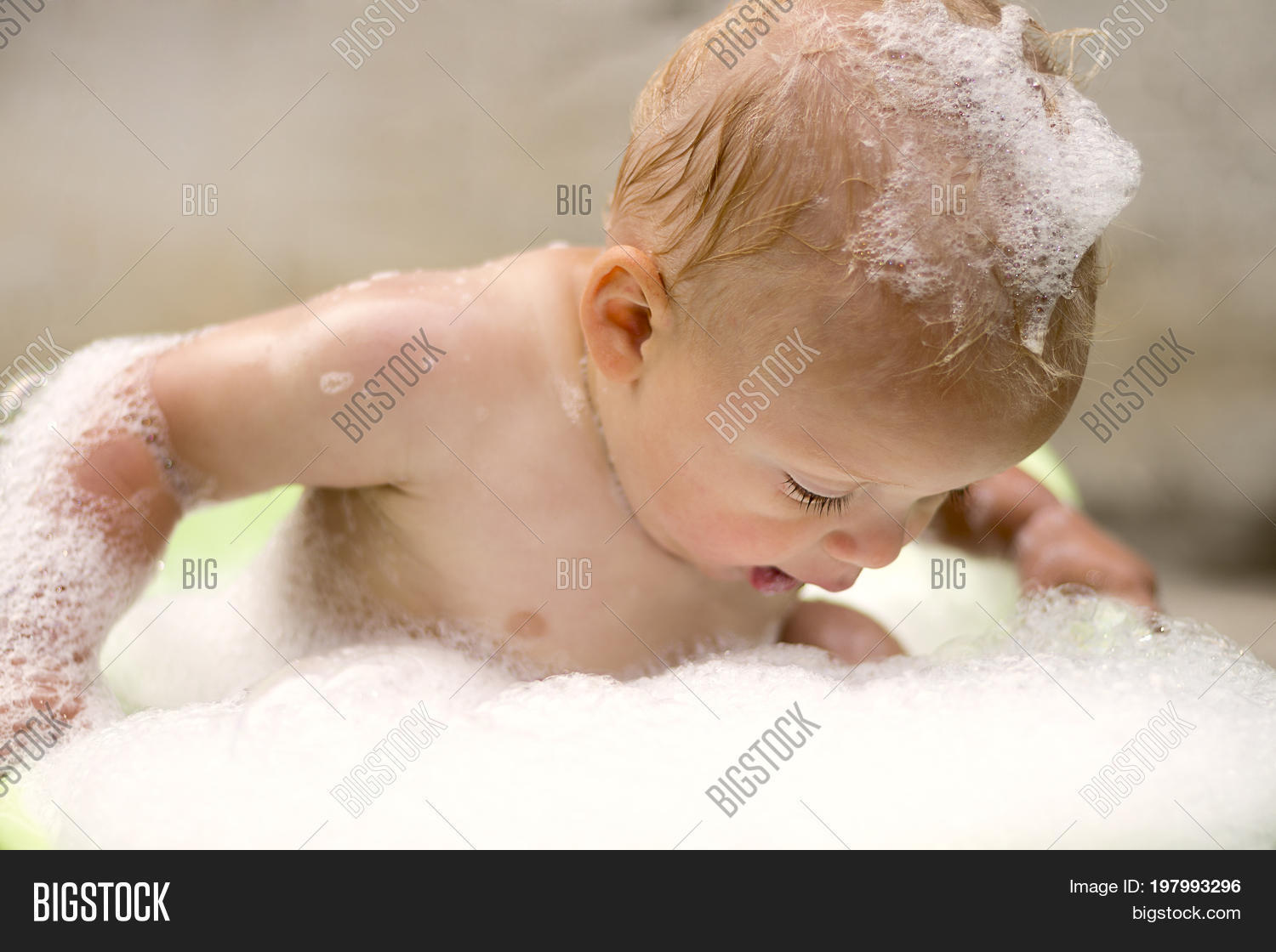 Baby Boy Playing Soap Image & Photo (Free Trial) | Bigstock