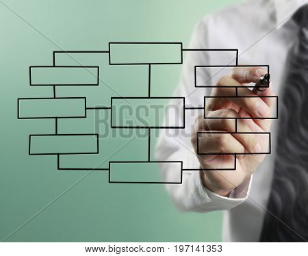 Hand Drawing Chart On Image & Photo (Free Trial) | Bigstock