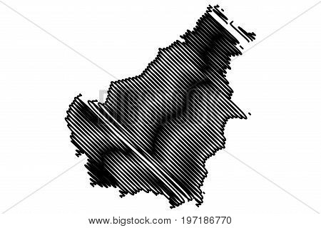 Borneo Map Vector Vector & Photo (Free Trial) | Bigstock