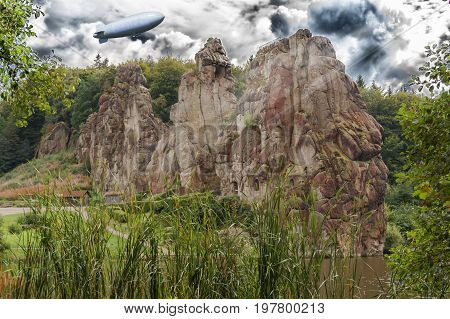 Airship Zeppelin Image & Photo (Free Trial) | Bigstock