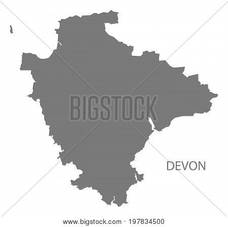 Devon County Map Image & Photo (Free Trial) | Bigstock