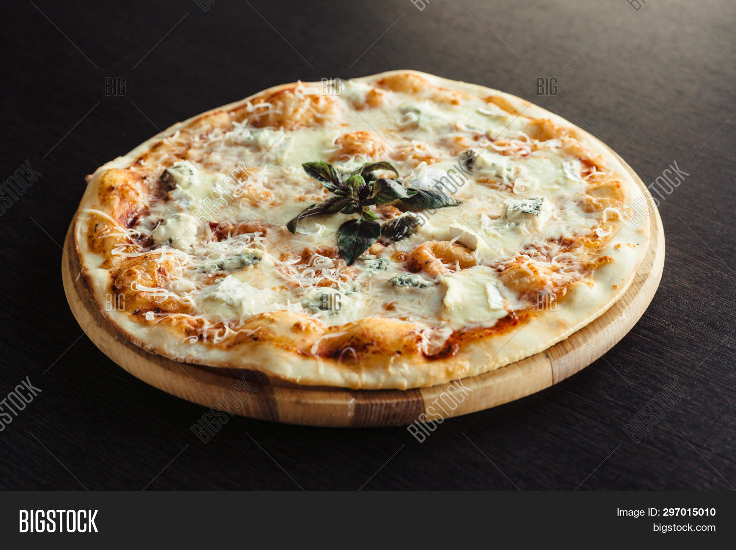 Italian Pizza 4 Cheese Image & Photo (Free Trial) | Bigstock