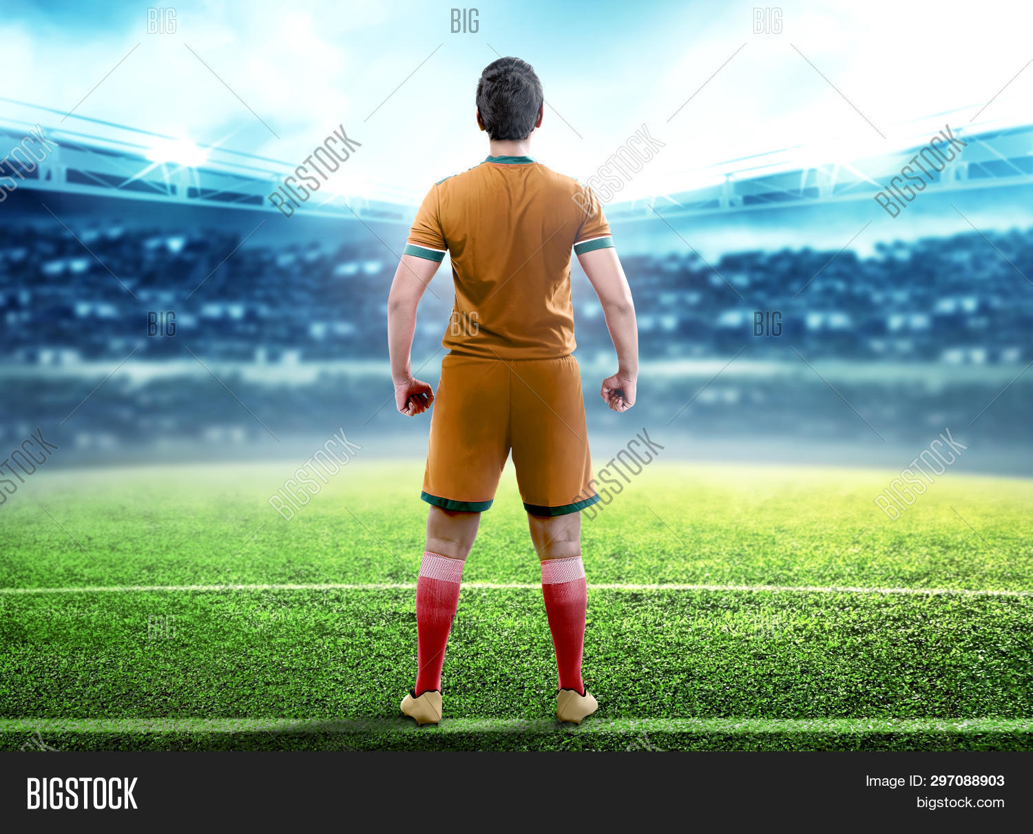 Rear View Football Image & Photo (Free Trial) | Bigstock