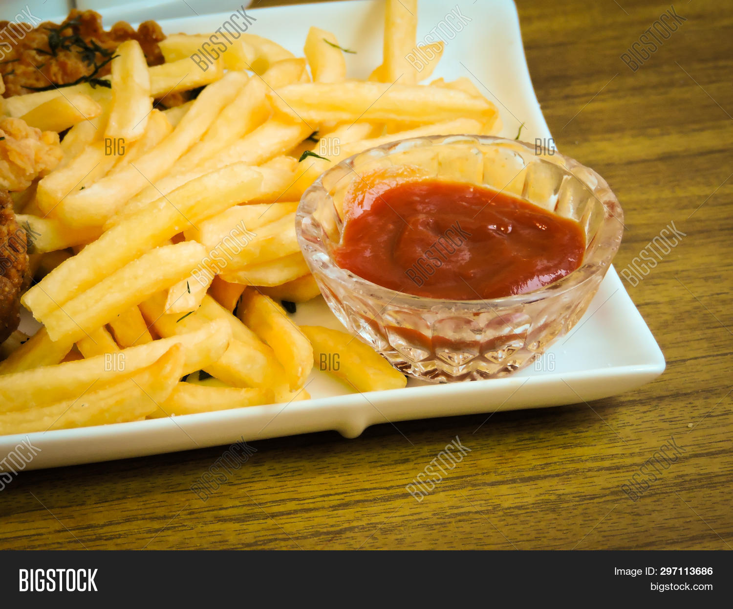 Plate Fried Chicken Image & Photo (Free Trial) | Bigstock