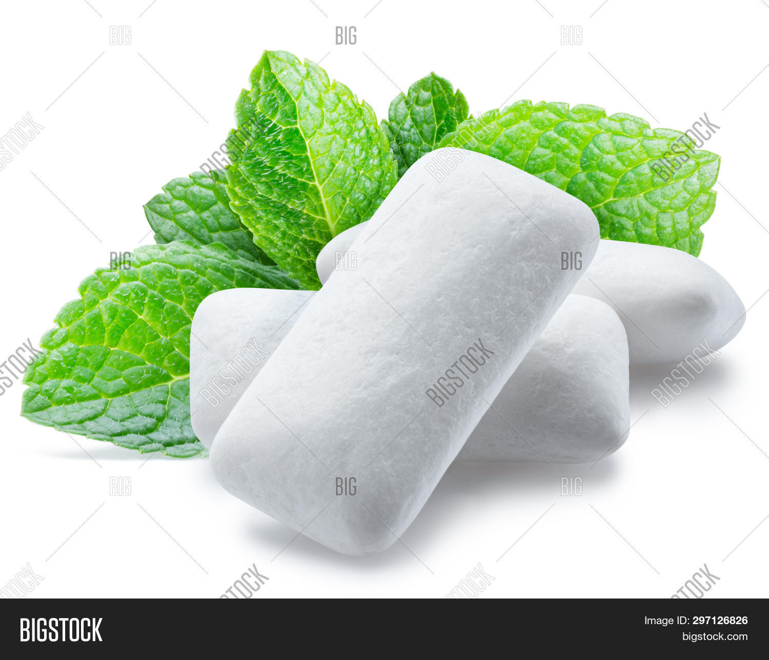 Chewing Gum Pads Mint Image & Photo (Free Trial) | Bigstock