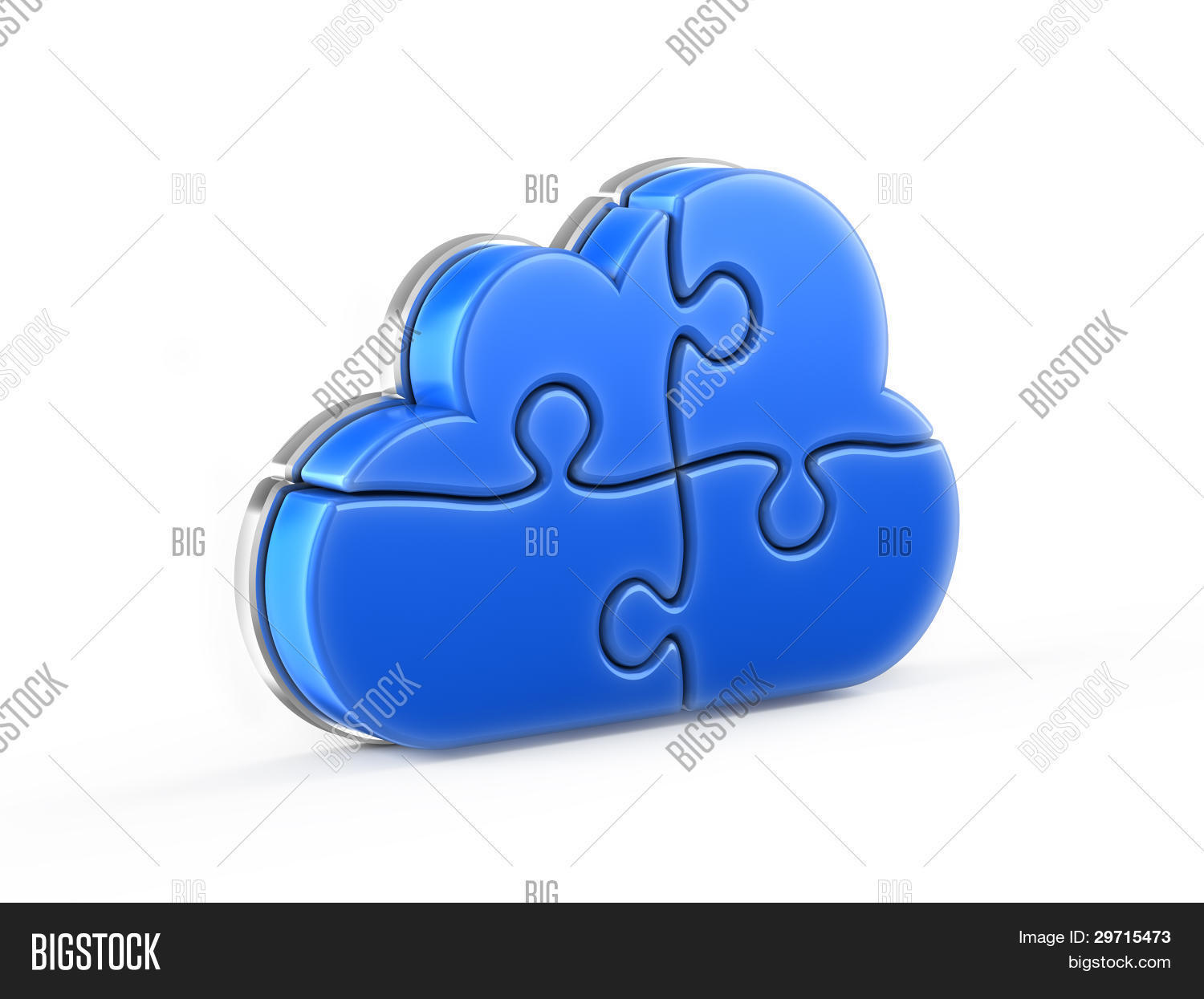 Cloud Puzzle Image & Photo (Free Trial) | Bigstock