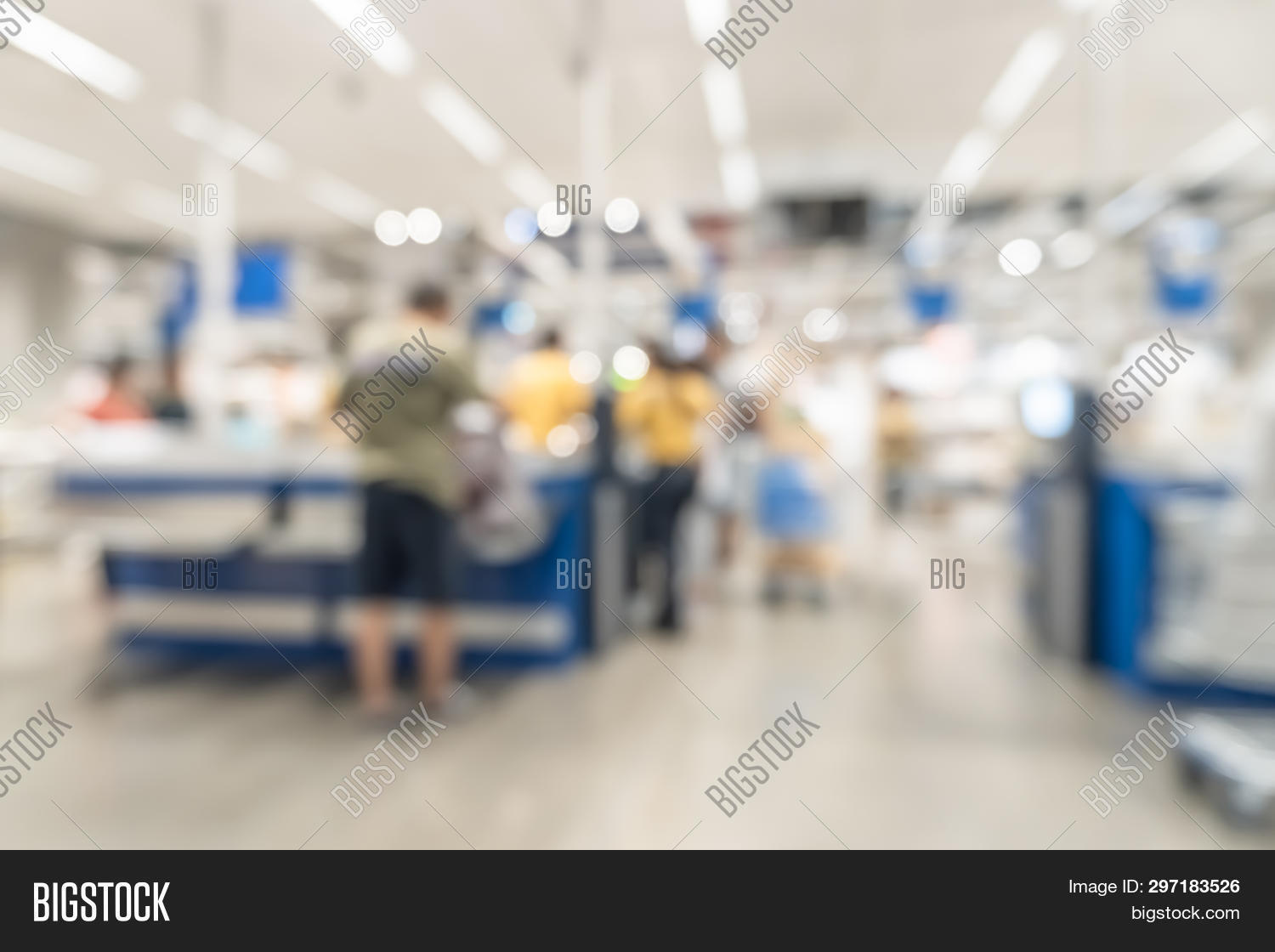 Cashier Supermarket Image & Photo (Free Trial) | Bigstock