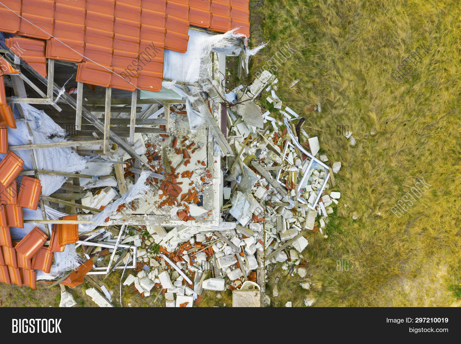 Aerial View On Damaged Image & Photo (Free Trial) | Bigstock