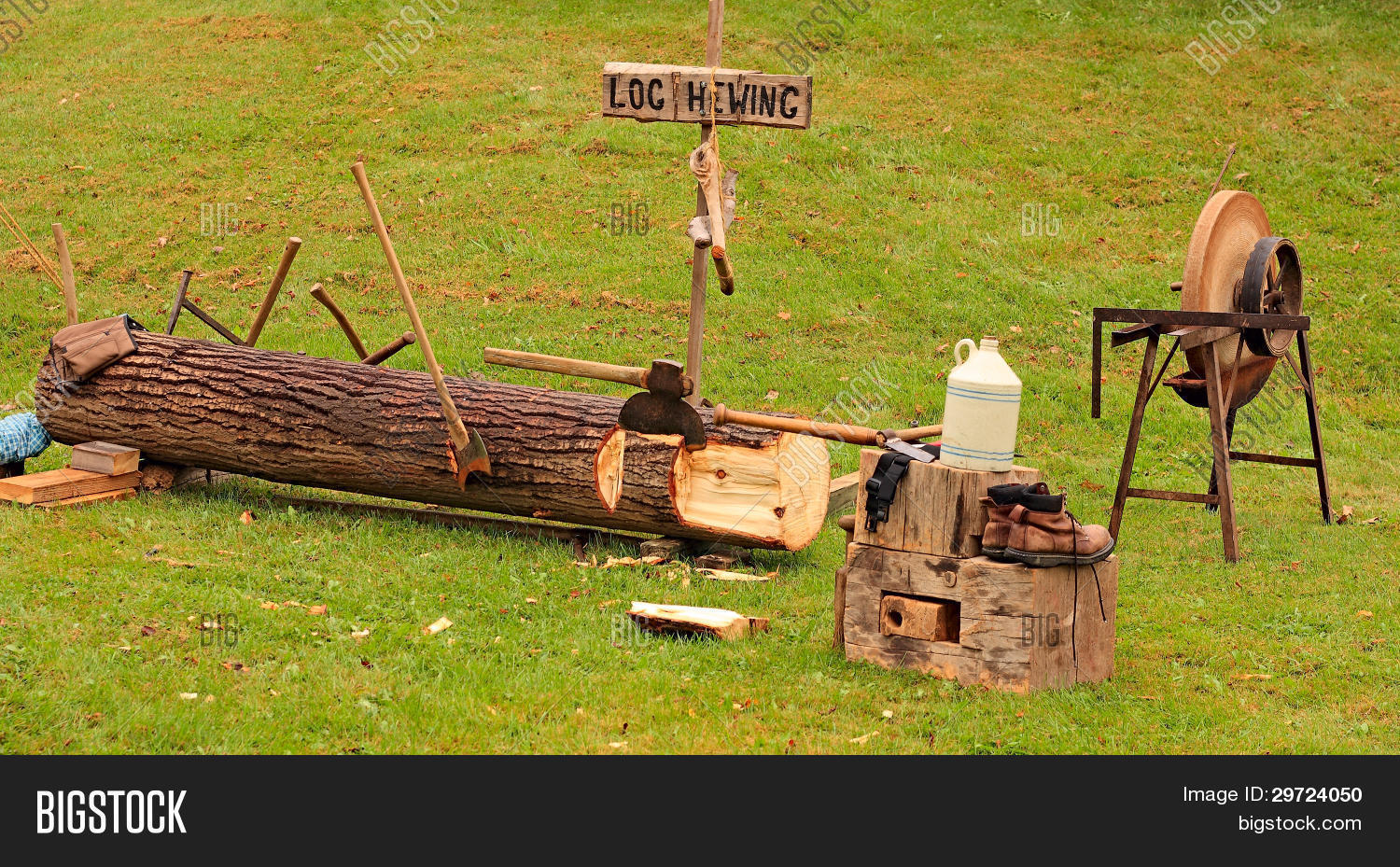 Log Hewing Image & Photo (Free Trial) | Bigstock