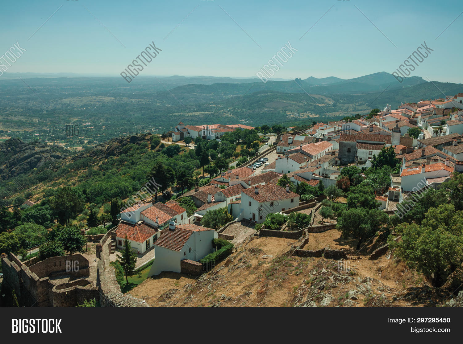 Old Houses Road On Top Image & Photo (Free Trial) | Bigstock
