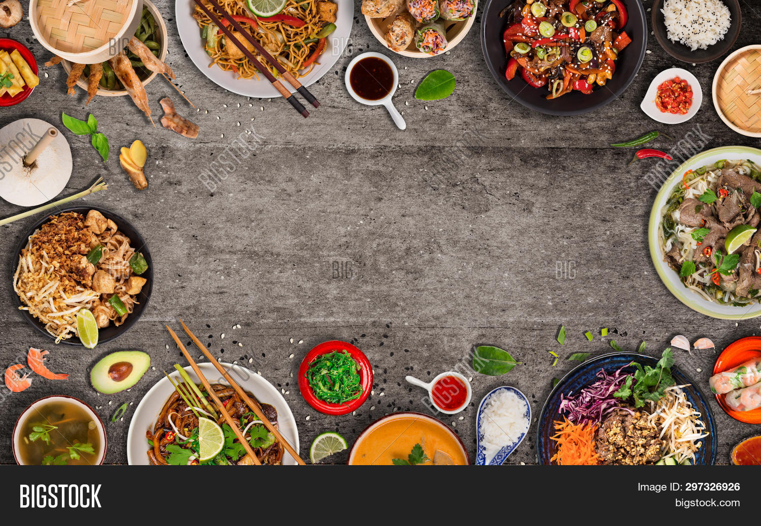 Asian Food Background Image & Photo (Free Trial) | Bigstock