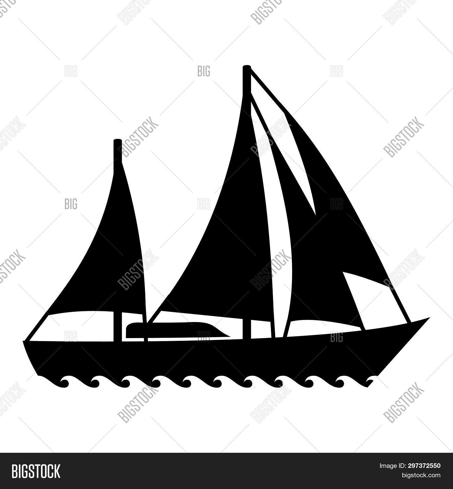 Sailing Ship Icon. Image & Photo (Free Trial) | Bigstock