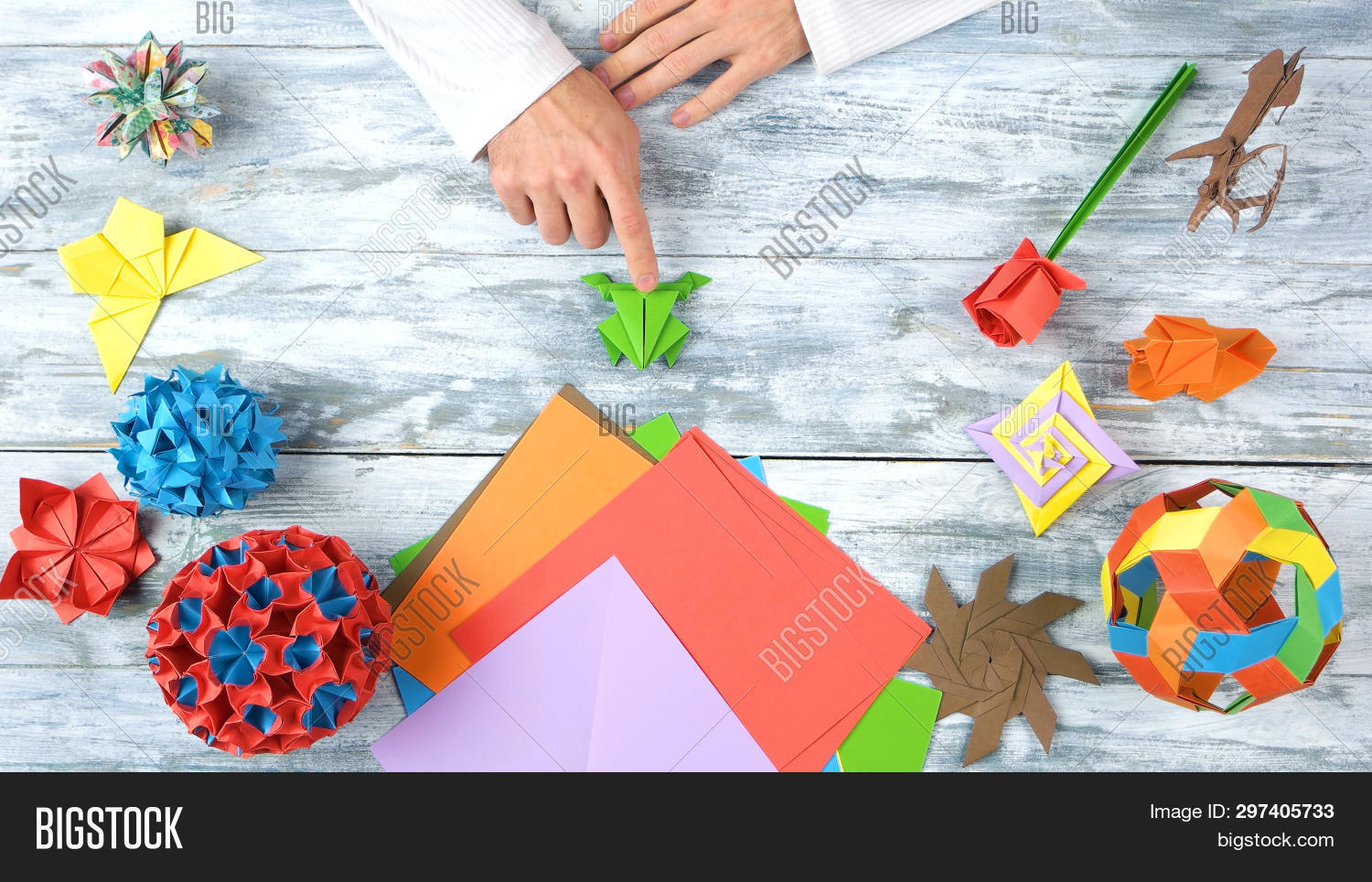 Man Origami Folding Image & Photo (Free Trial) | Bigstock