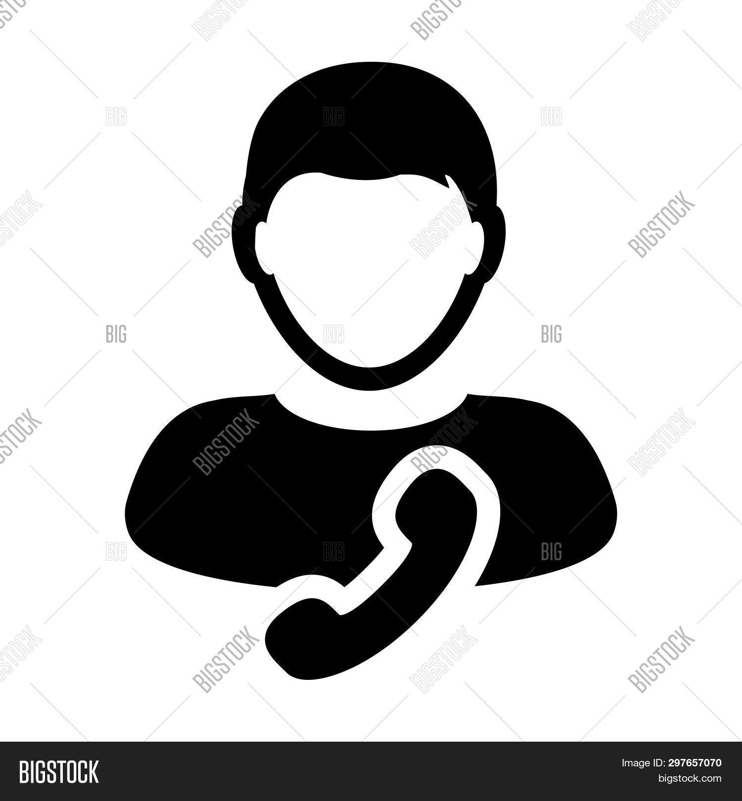 Telephone Icon Vector Vector & Photo (Free Trial) | Bigstock