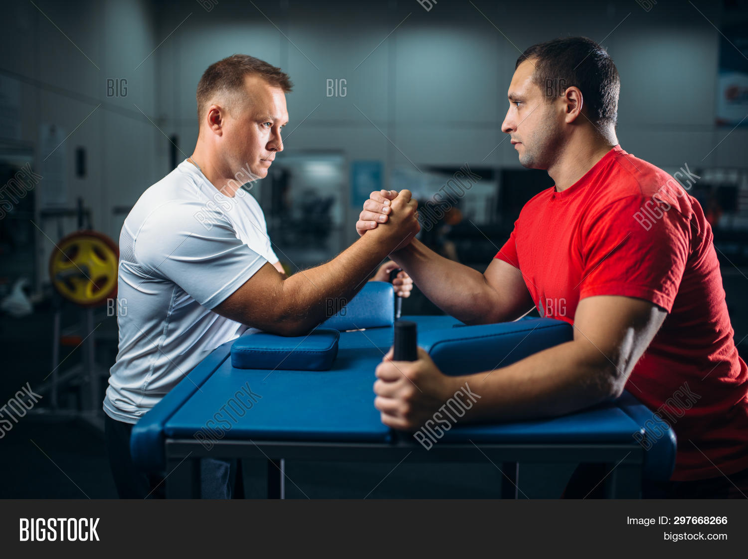 Two Arm Wrestlers On Image & Photo (Free Trial) | Bigstock