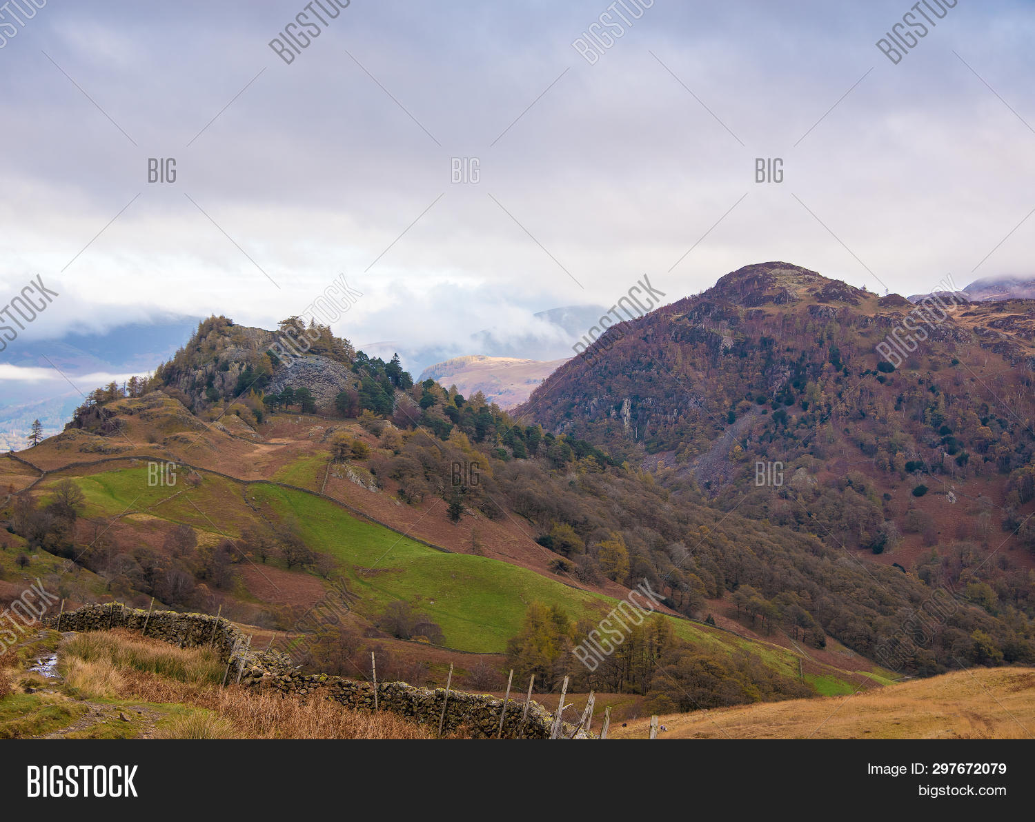Raven Crag Castle Crag Image & Photo (Free Trial) | Bigstock