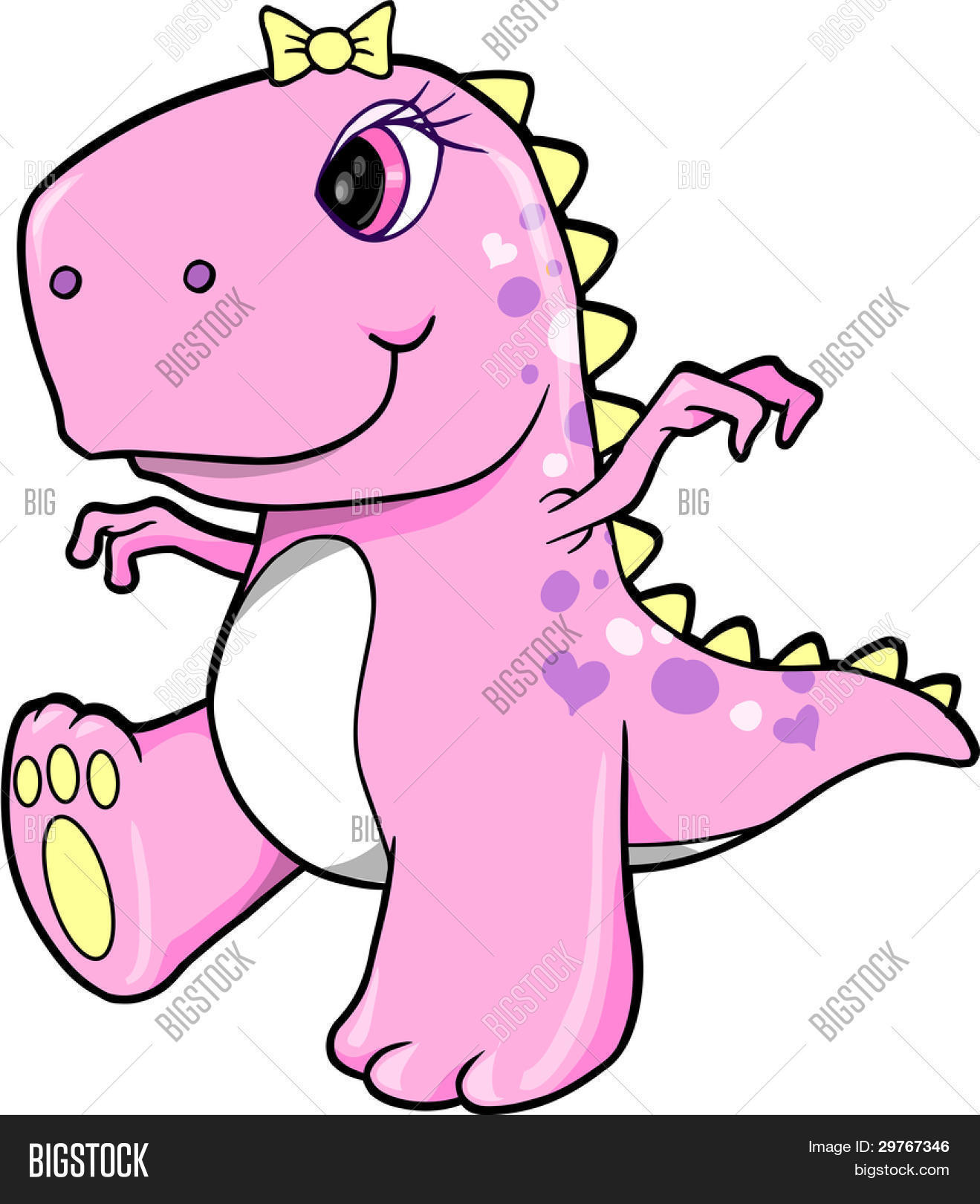 Cute Pink Girl Vector & Photo (Free Trial) | Bigstock