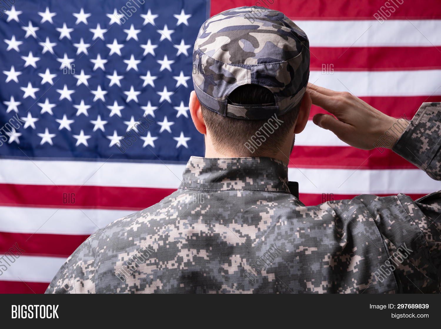 Rear View Military Man Image & Photo (Free Trial) | Bigstock