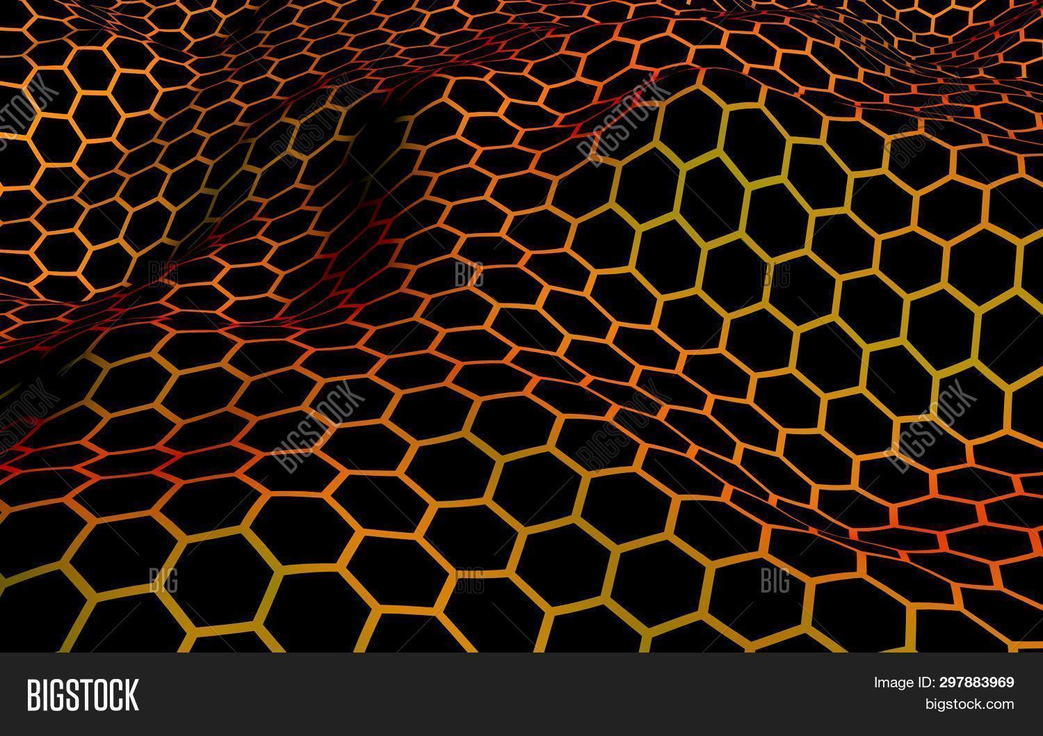 Honeycomb Wave Effect Image & Photo (Free Trial) | Bigstock