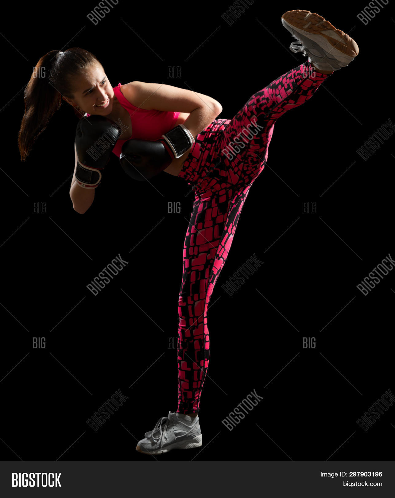 Young Girl Kickboxer Image & Photo (Free Trial) | Bigstock