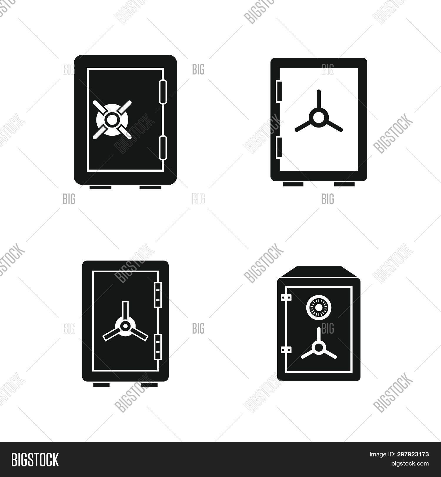 Safe Icon Set. Simple Image & Photo (Free Trial) | Bigstock