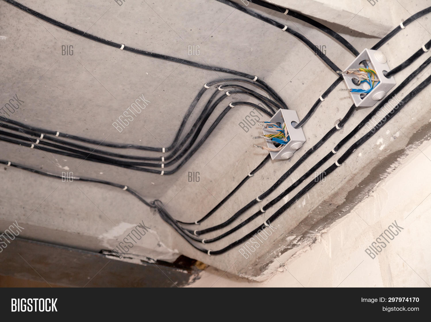 Cable Laying Ceiling. Image & Photo (Free Trial) | Bigstock