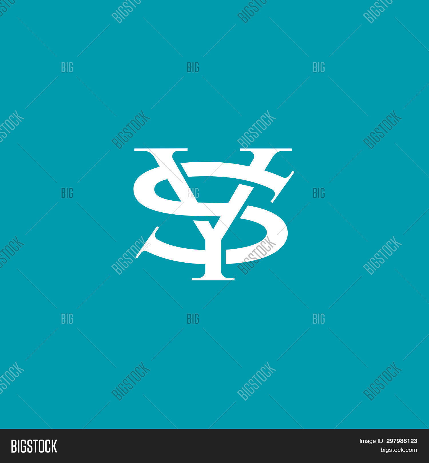 S Y Monogram. S Y Vector & Photo (Free Trial) | Bigstock