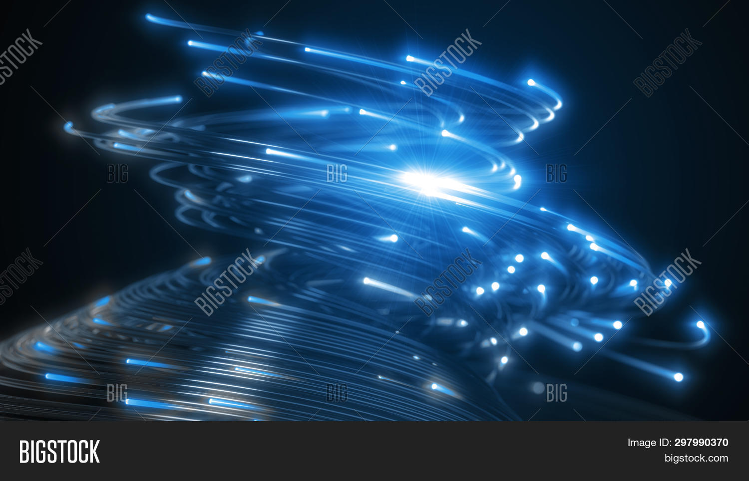Black Strings Glowing Image & Photo (Free Trial) | Bigstock