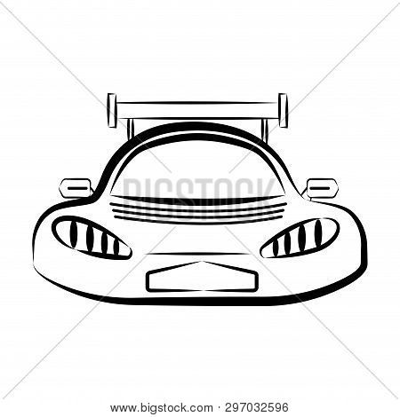 Front View Racing Car Vector & Photo (Free Trial) | Bigstock