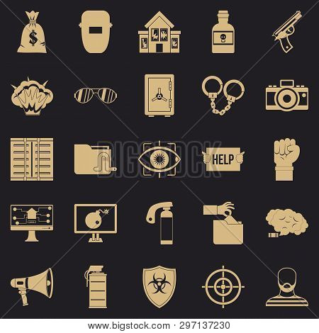 Hacking Icons Set. Vector & Photo (Free Trial) | Bigstock