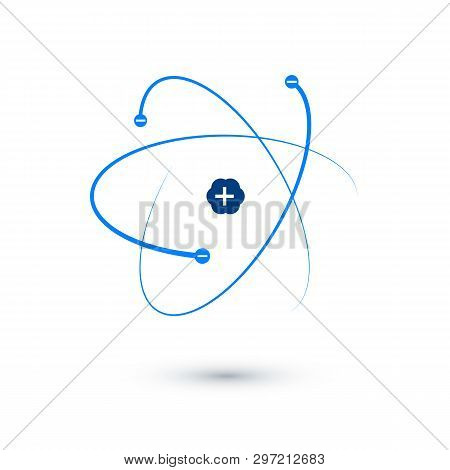 Atom Structure. Blue Vector & Photo (Free Trial) | Bigstock
