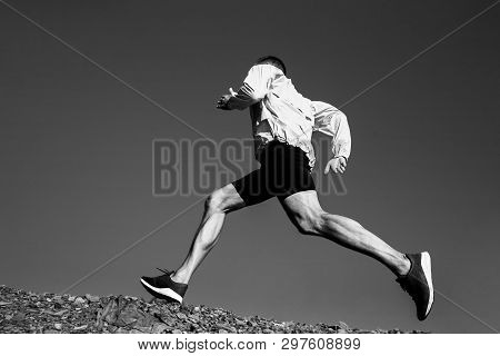 Man Runner Running Image & Photo (Free Trial) | Bigstock