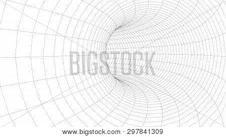 3D Tunnel Grid. Vector & Photo (Free Trial) | Bigstock