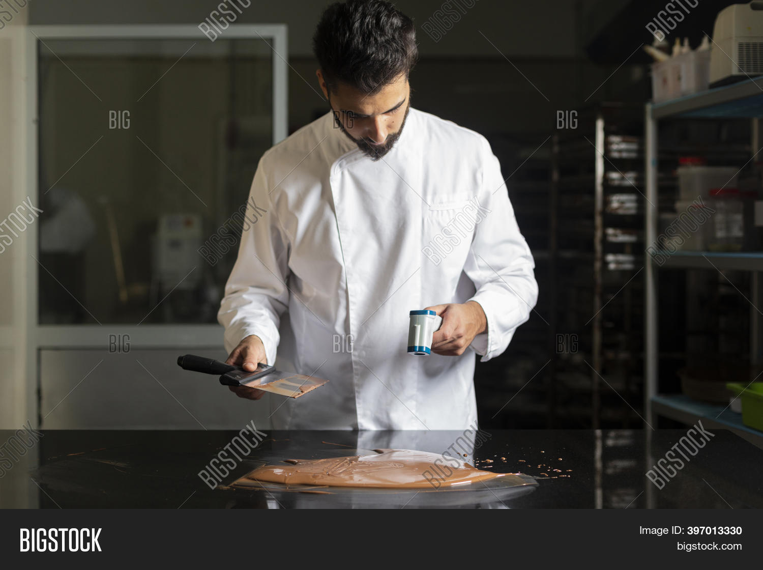 Pastry Chef Measuring Image & Photo (Free Trial) | Bigstock