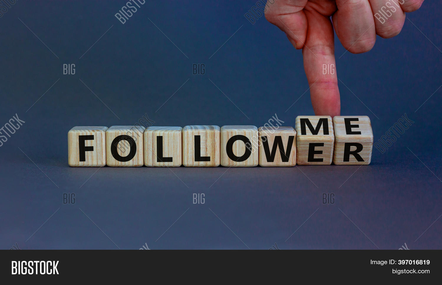 Follow Me. Male Hand Image & Photo (Free Trial) | Bigstock