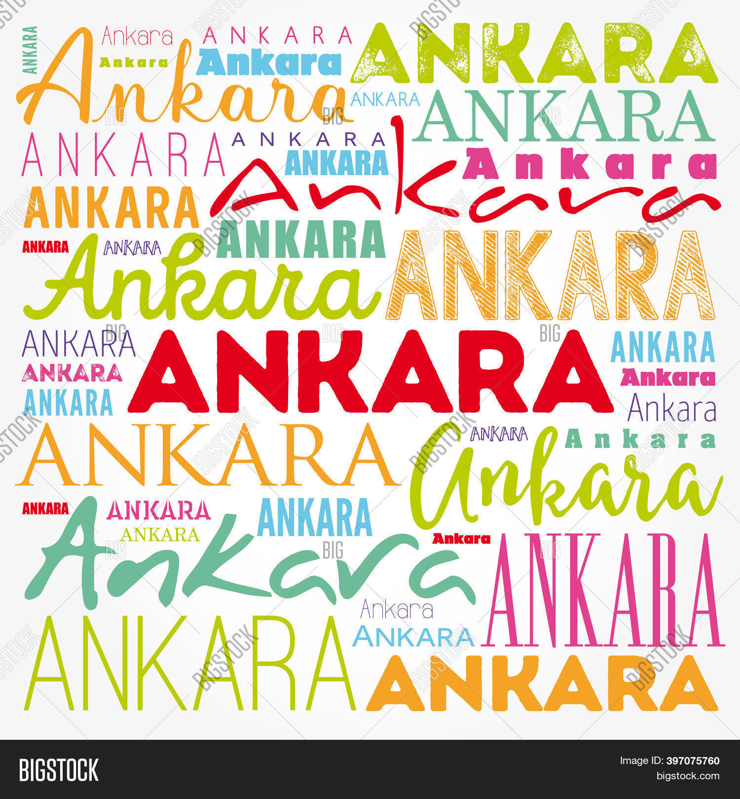 Ankara Wallpaper Word Image & Photo (Free Trial) | Bigstock
