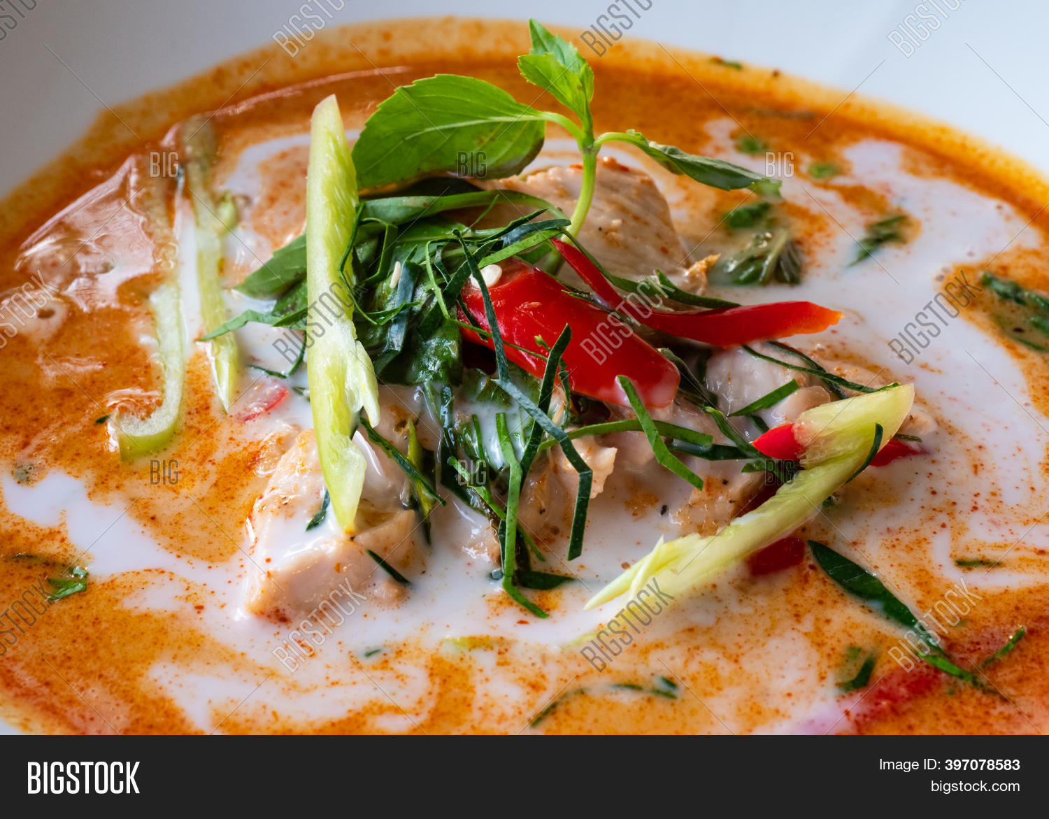 Thai Food, Paneng Gai Image & Photo (Free Trial) | Bigstock