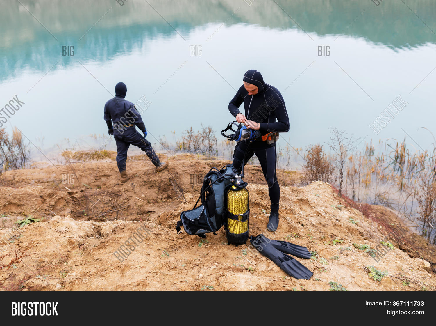 Lifeguard Wetsuit Work Image & Photo (Free Trial) | Bigstock