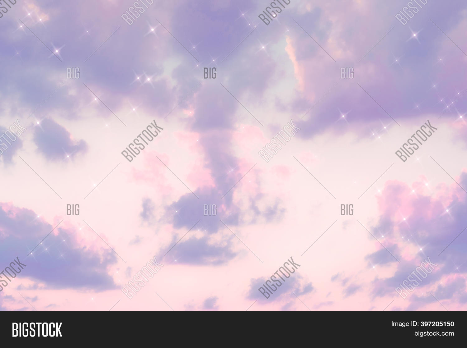 Sparkle Cloud Pastel Image & Photo (Free Trial) | Bigstock