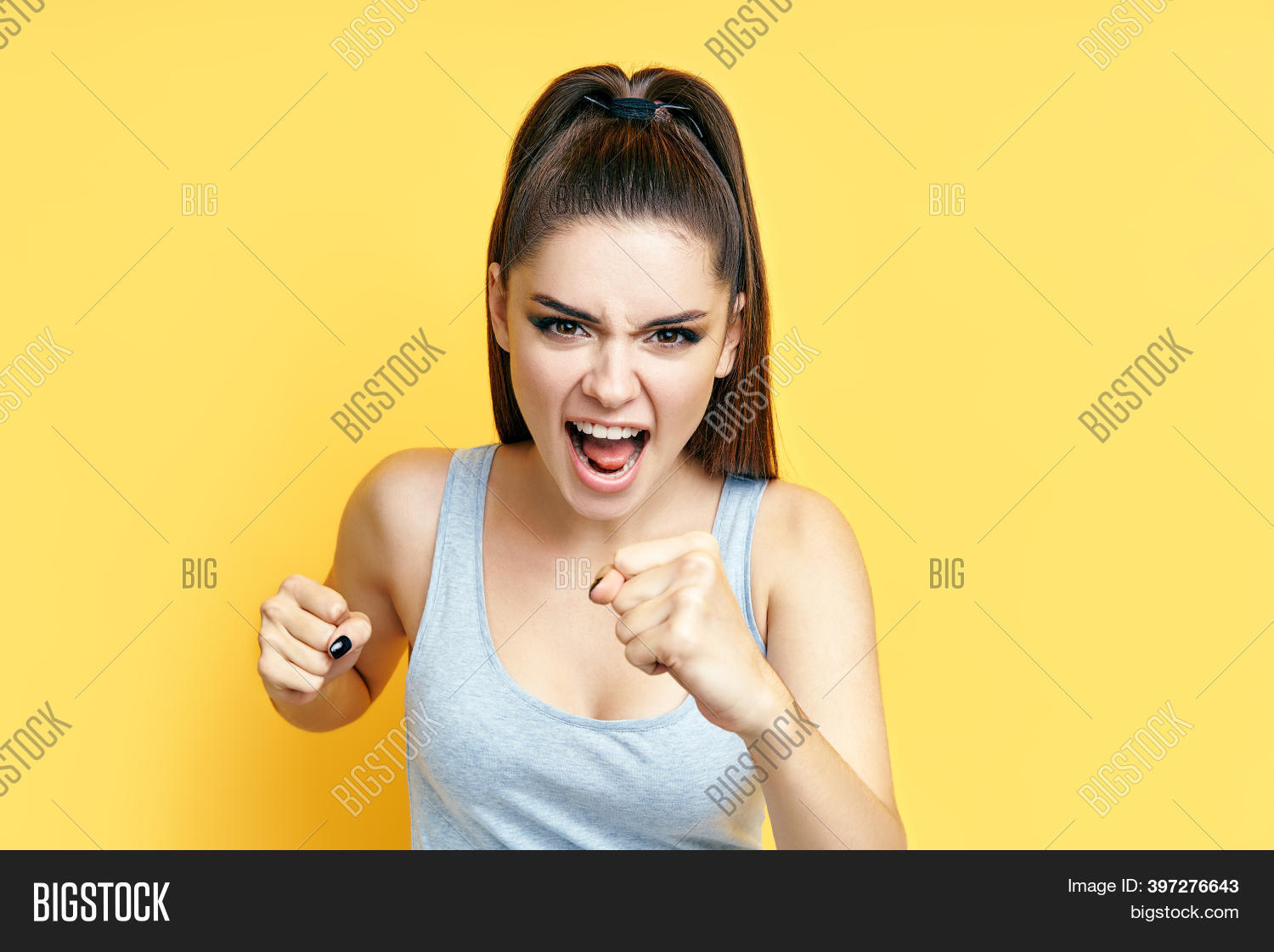 Screaming Emotional Image & Photo (Free Trial) | Bigstock